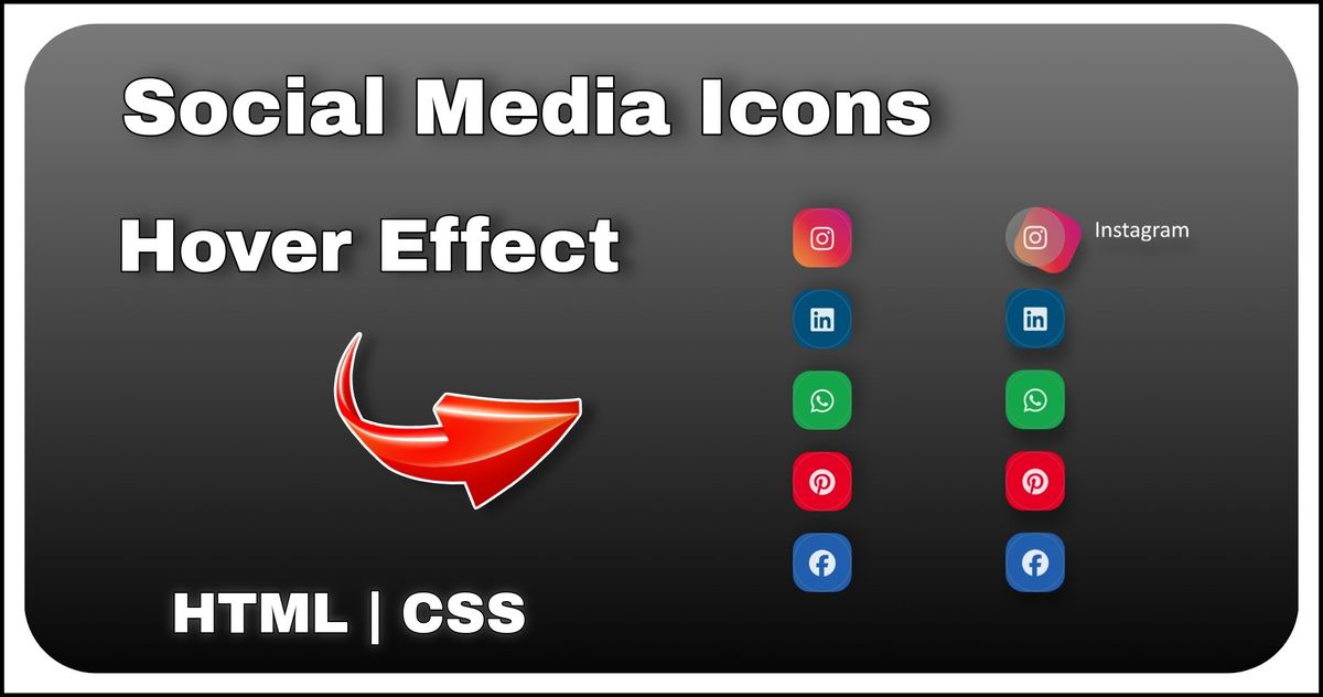 Social Media Icons hover effect using CSS — Smart UI Studio - Buymeacoffee Social Media Icons hover effect using CSS — Smart UI Studio - Buymeacoffee