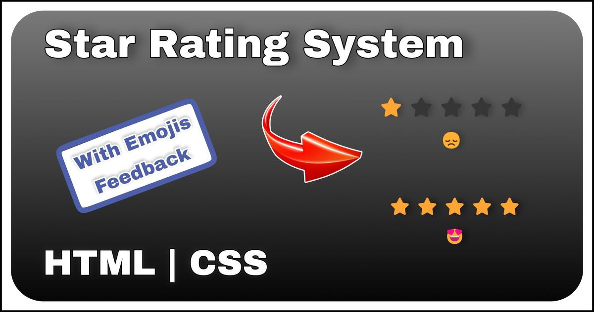 Star Rating Effect using HTML | CSS — Smart UI Studio - Buymeacoffee