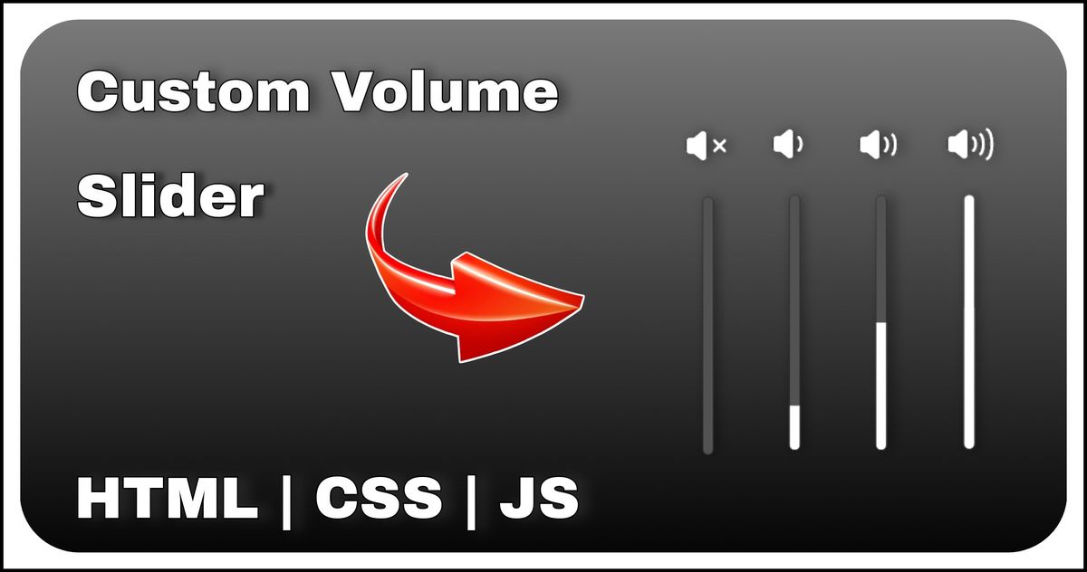 Custom Volume Slider using HTML | CSS | JS — Smart UI Studio - Buymeacoffee Custom Volume Slider using HTML | CSS | JS — Smart UI Studio - Buymeacoffee