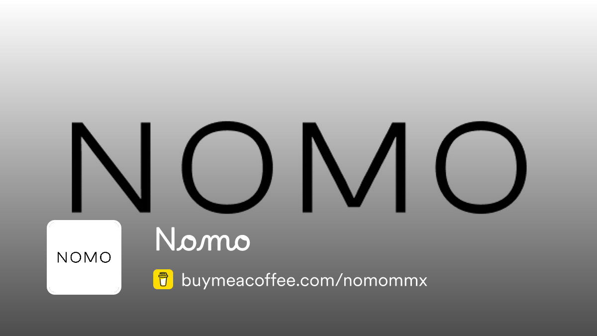 Nomo - Buymeacoffee