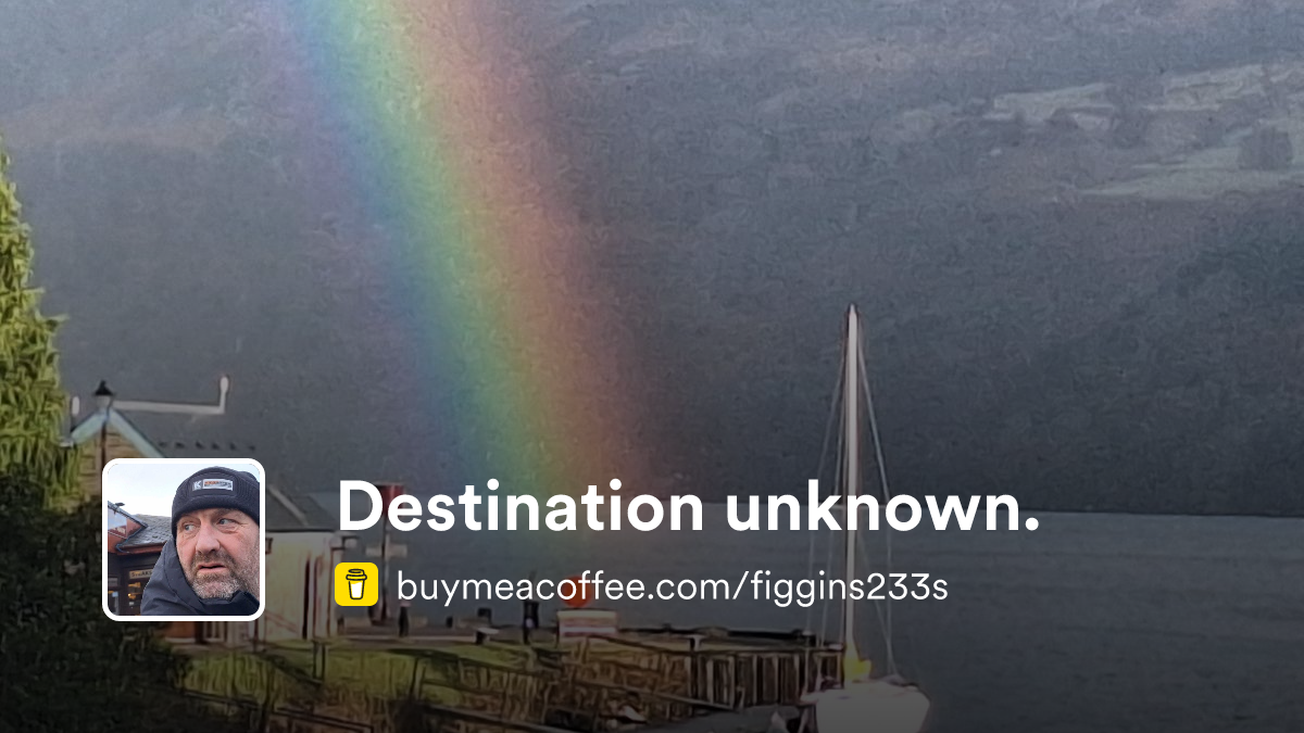 Destination unknown. - Buymeacoffee