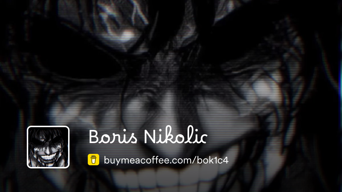 Boris Nikolic - Buymeacoffee