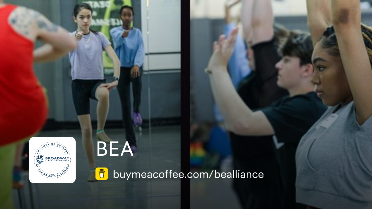 BEA is nurturing young people by engaging them in the arts - Buymeacoffee