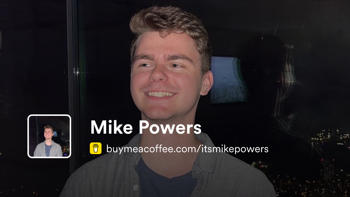 Mike Powers is I make stuff - Buymeacoffee