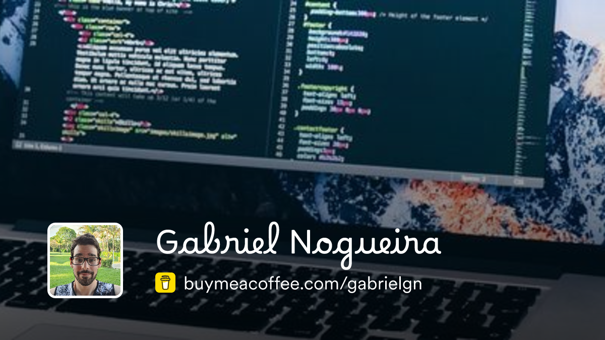 Gabriel Nogueira - Buymeacoffee