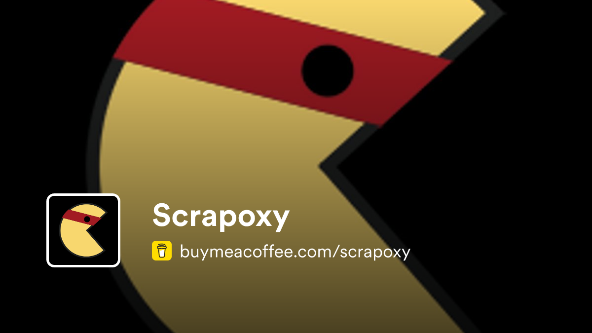 Membership | Scrapoxy - Buymeacoffee