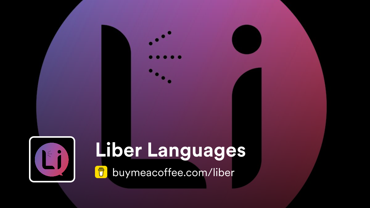 Liber Languages - Buymeacoffee