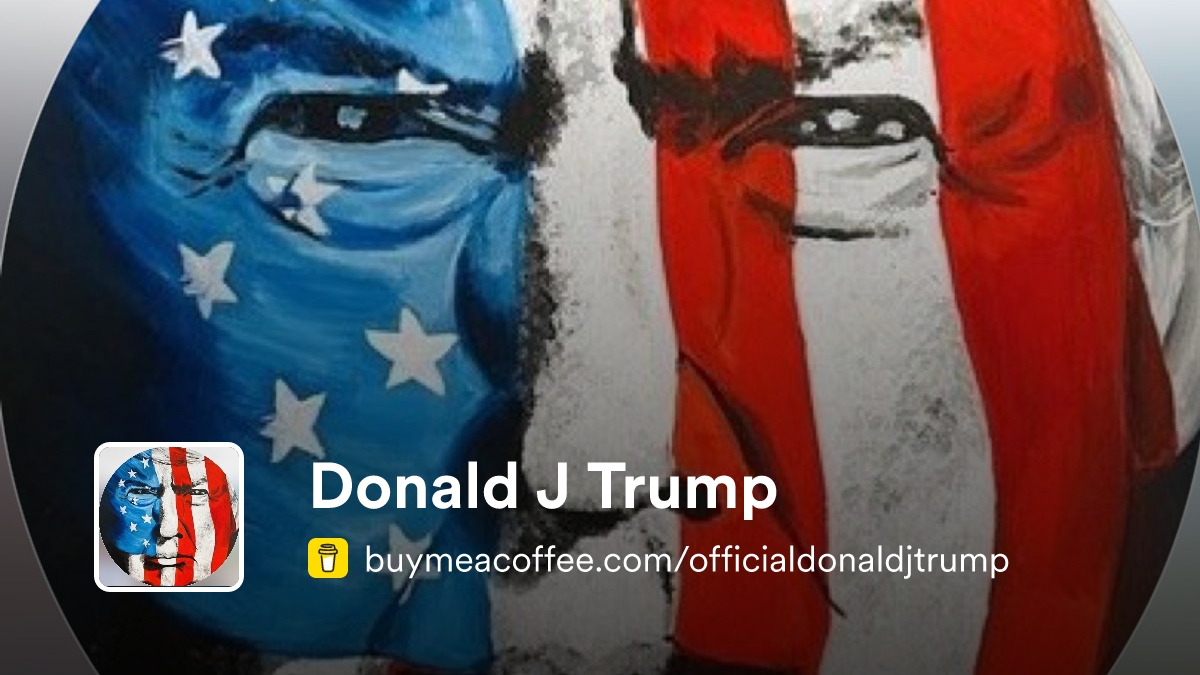 Donald J Trump - Buymeacoffee