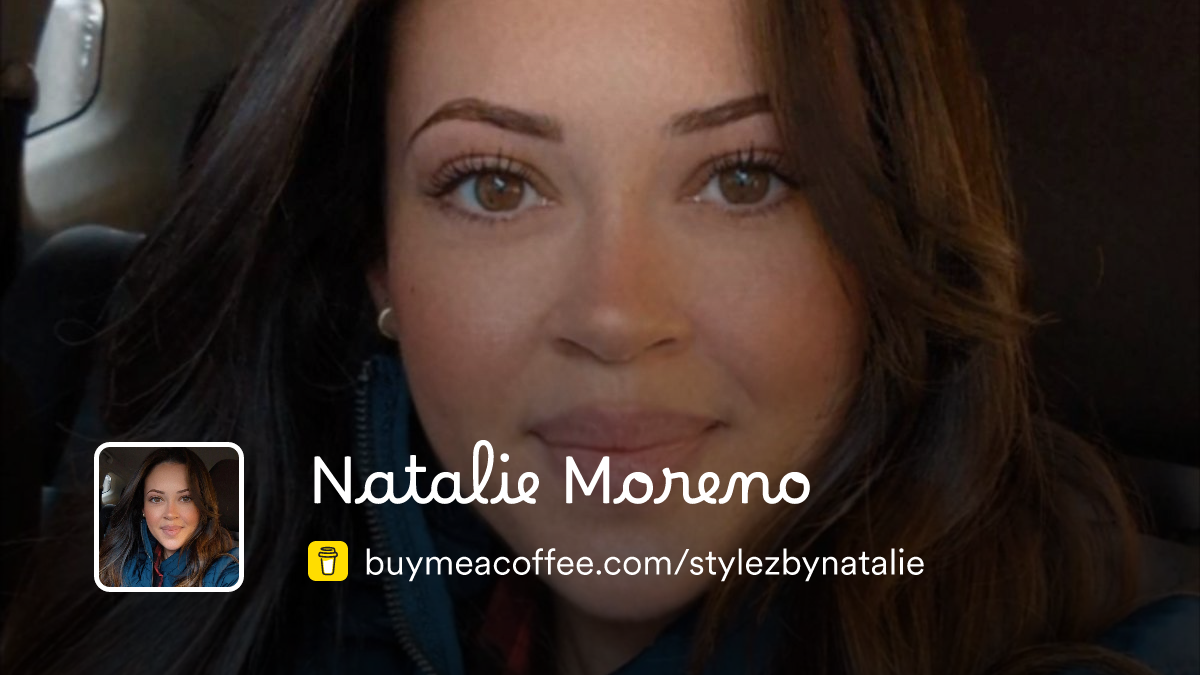 Natalie Moreno - Buymeacoffee
