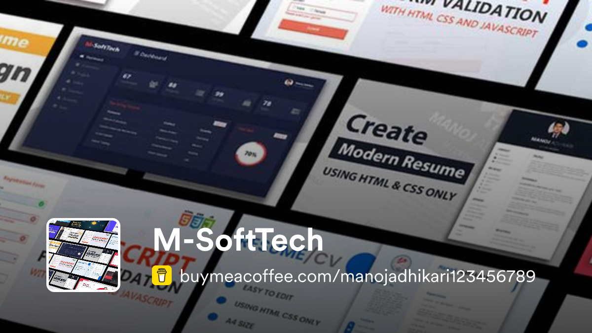 M-SoftTech - Buymeacoffee