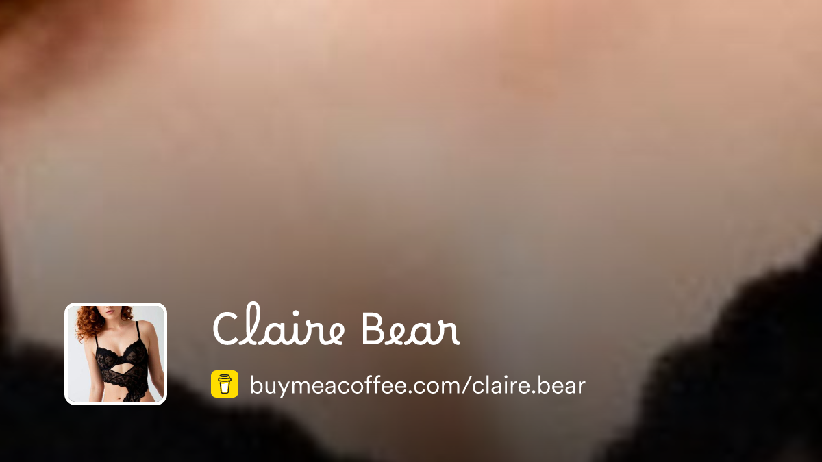 Claire Bear - Buymeacoffee