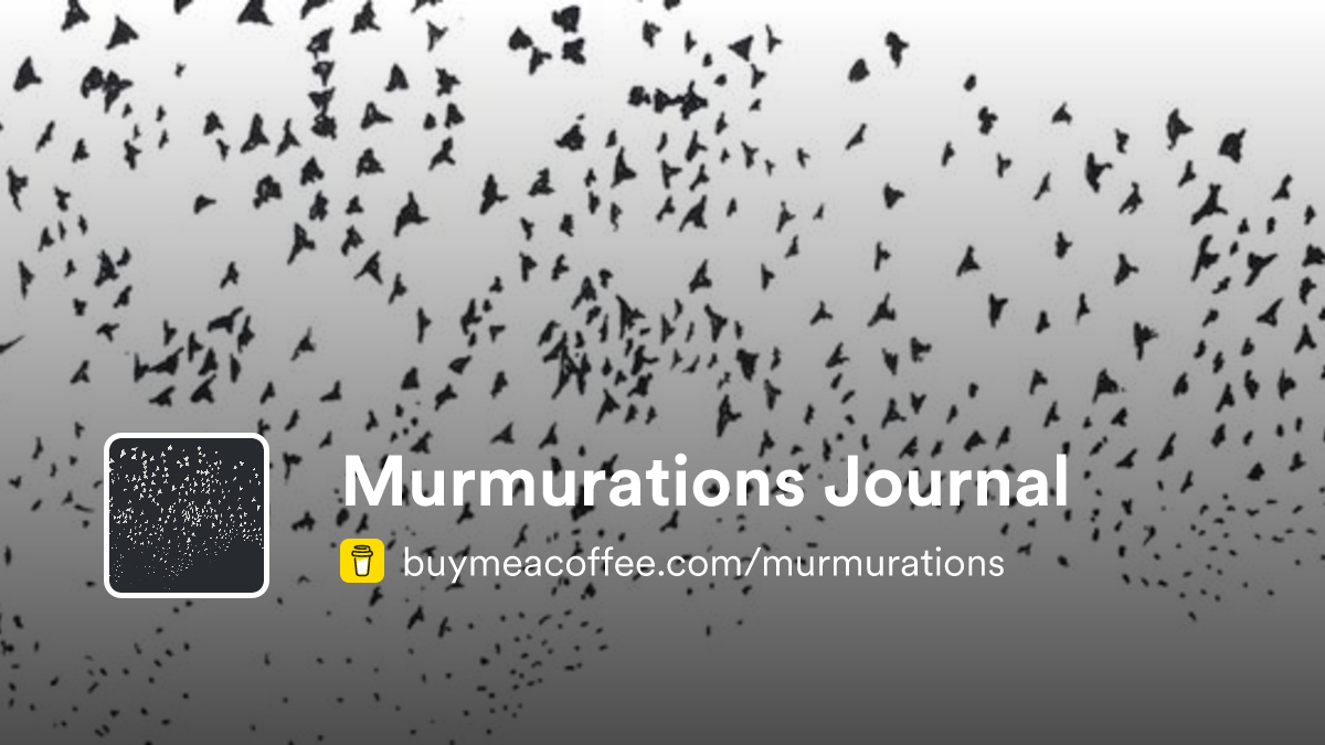 Murmurations Journal - Buymeacoffee