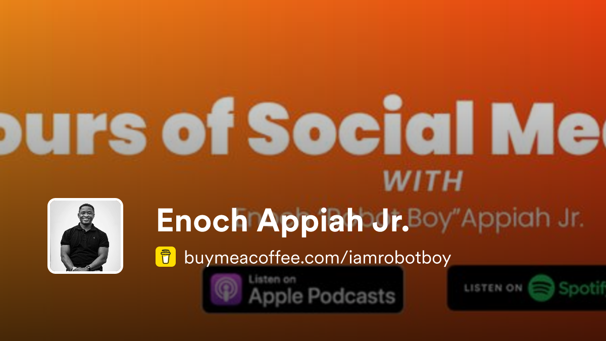 Enoch Appiah Jr. is is creating podcasts on Marketing for marketers and ...