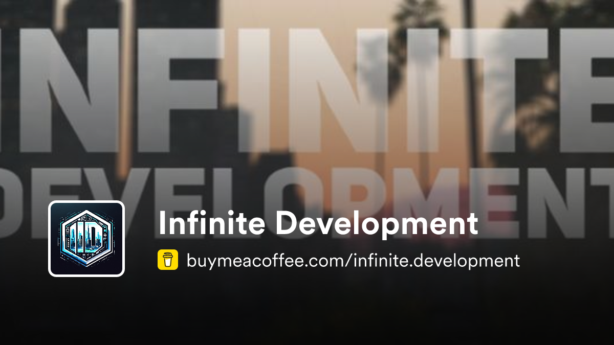 Infinite Development is group of FiveM server developers. - Buymeacoffee