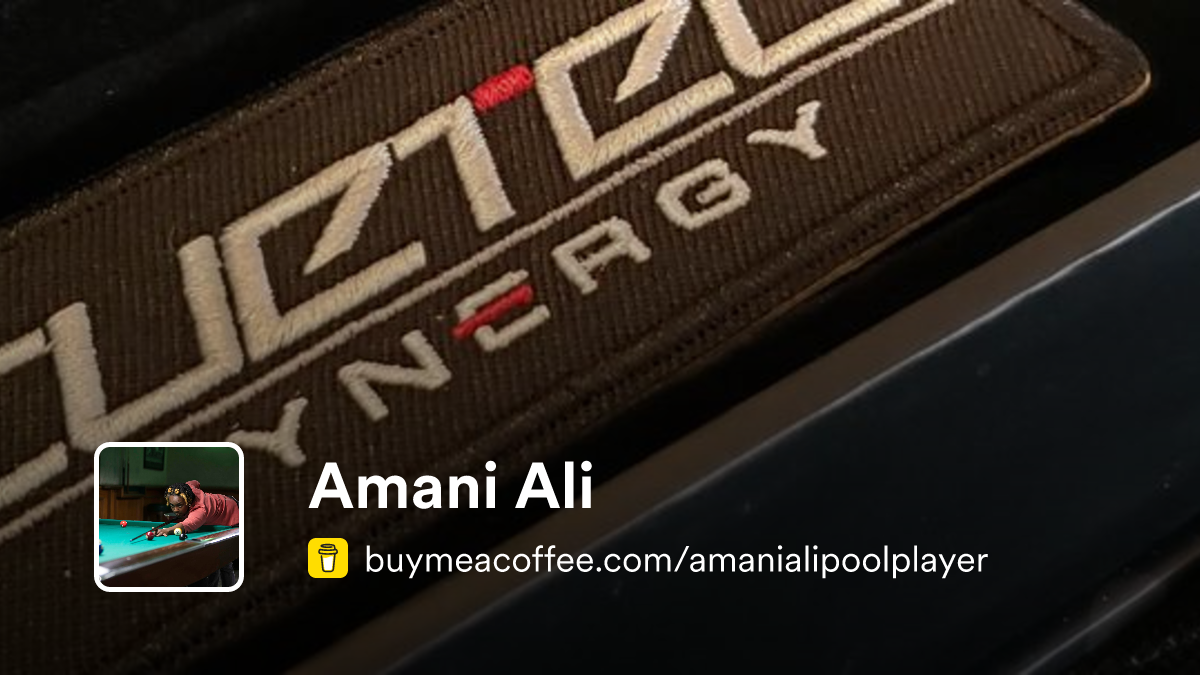 Amani Ali is Writer and competitive pool player - Buymeacoffee
