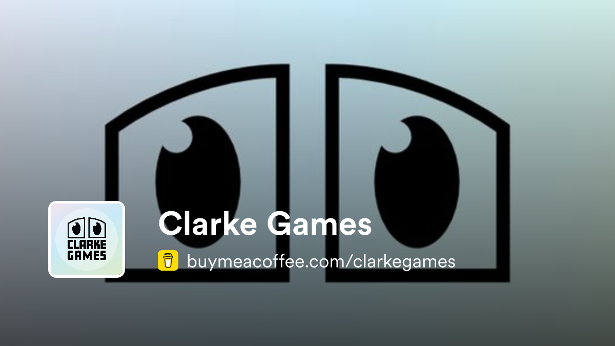 Clarke Games is Video Games - Buymeacoffee