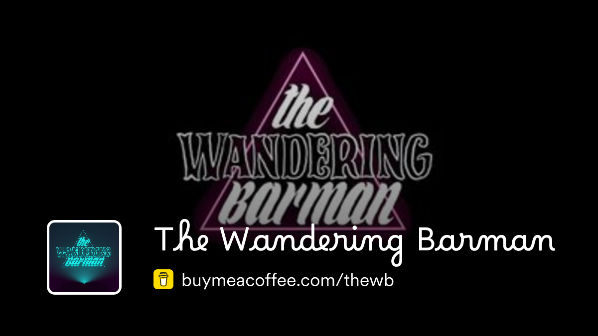 The Wandering Barman is creating cocktails and stand-up comedy ...