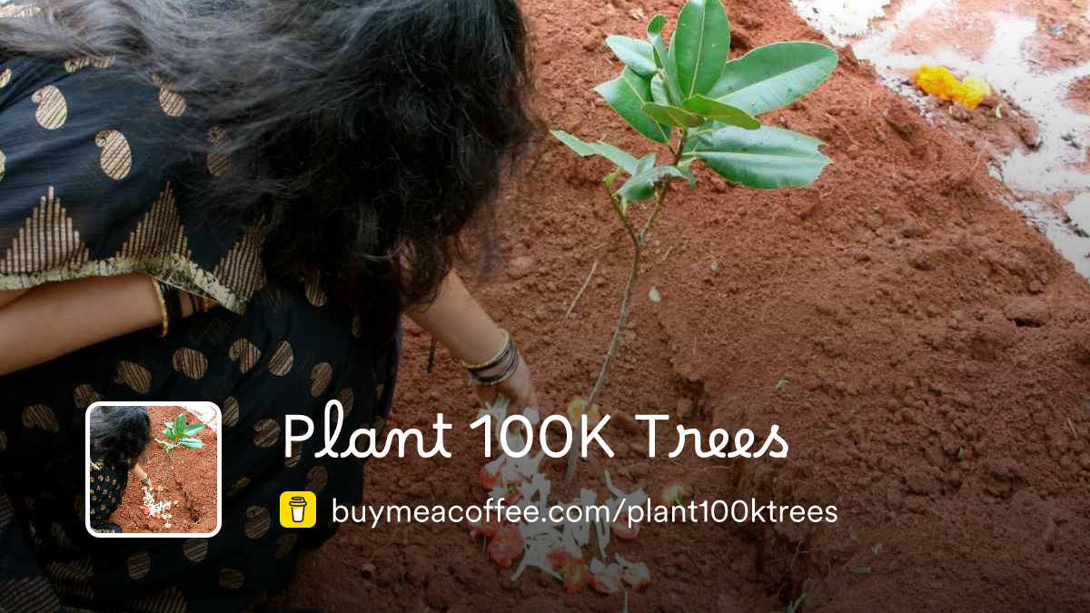 Plant 100K Trees - Buymeacoffee
