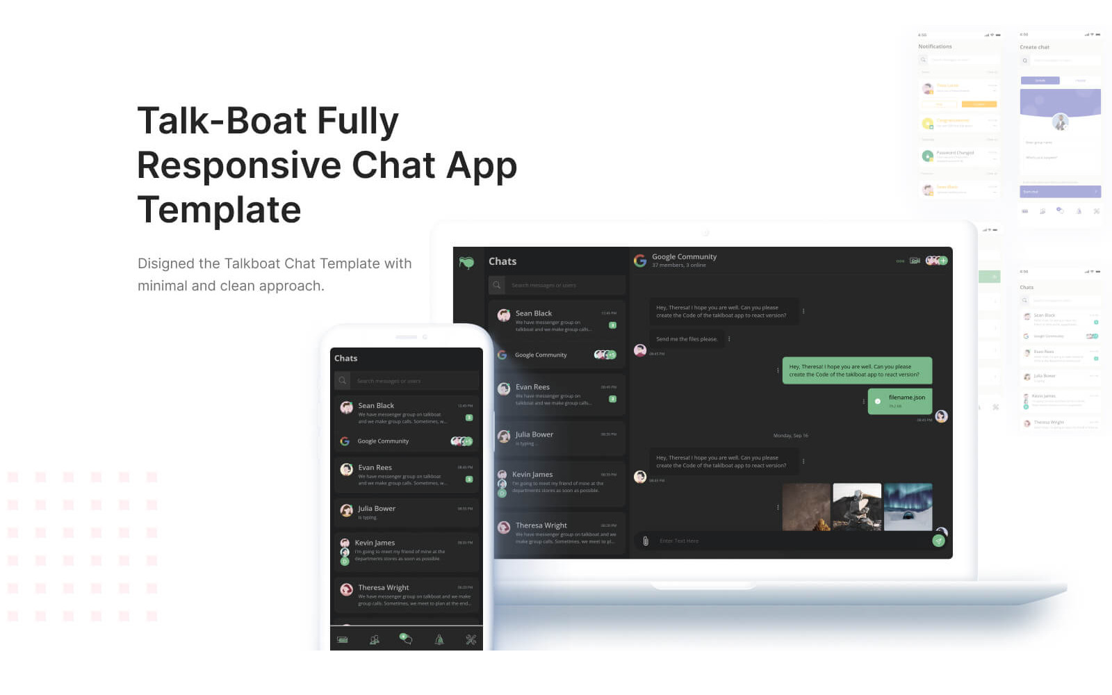 Talkbot React And Html Bootstrap Chat App Template — Codelearner