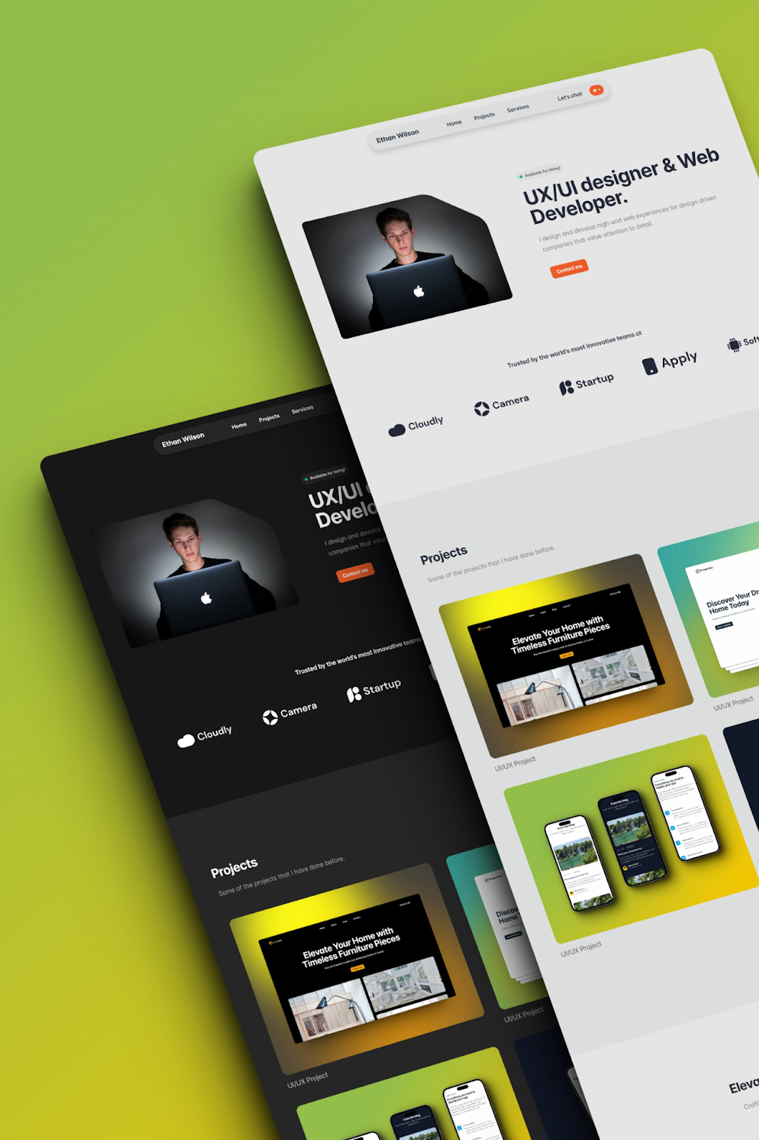 Uxoria - Creative UX/UI Designer & Web Developer HTML Portfolio Template — CodeLearner ...