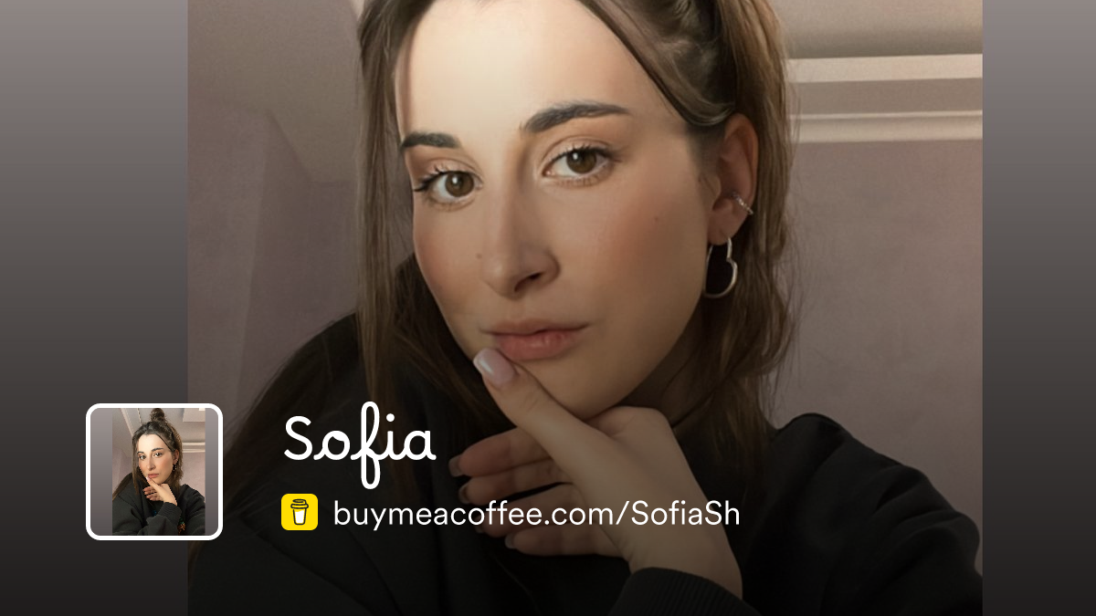 Sofia - Buymeacoffee