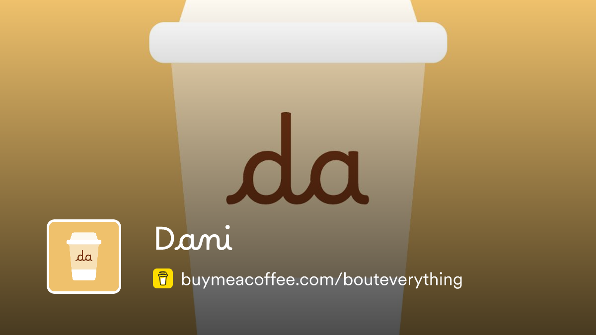 Dani is Coding & Book Review - Buymeacoffee
