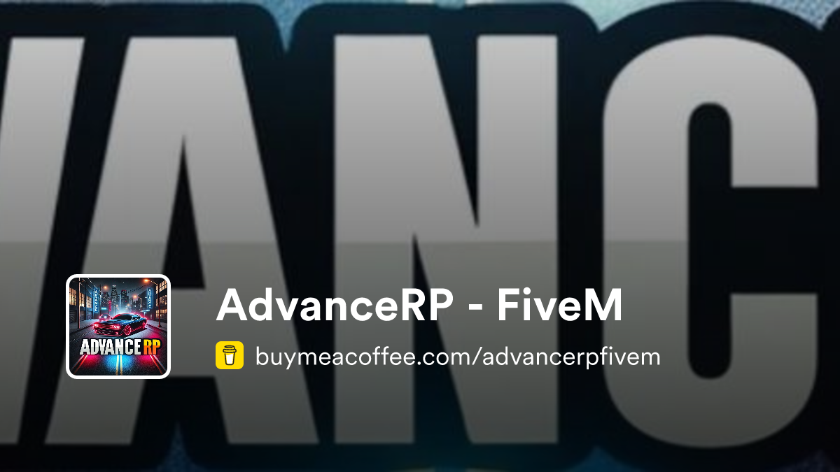 AdvanceRP - FiveM - Buymeacoffee