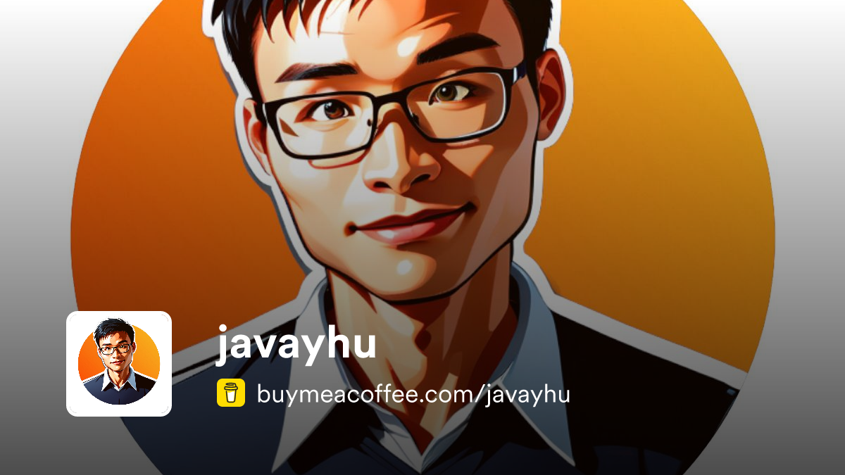 javayhu is Building mobile or web applications - Buymeacoffee