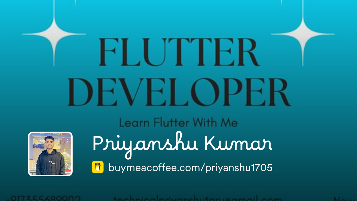 Priyanshu Kumar - Buymeacoffee