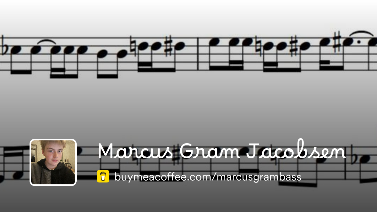 Marcus Gram Jacobsen - Buymeacoffee