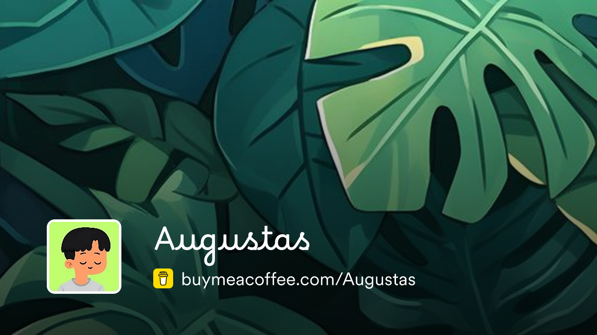 Augustas - Buymeacoffee