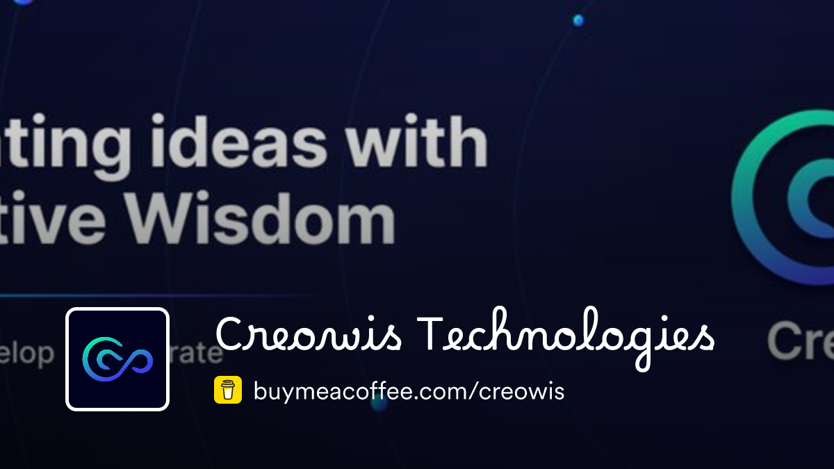 Creowis Technologies - Buymeacoffee