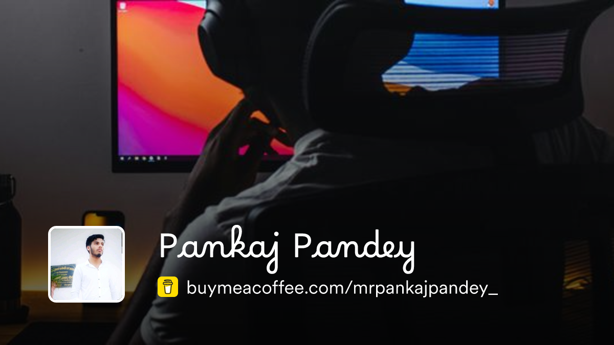 Pankaj Pandey - Buymeacoffee