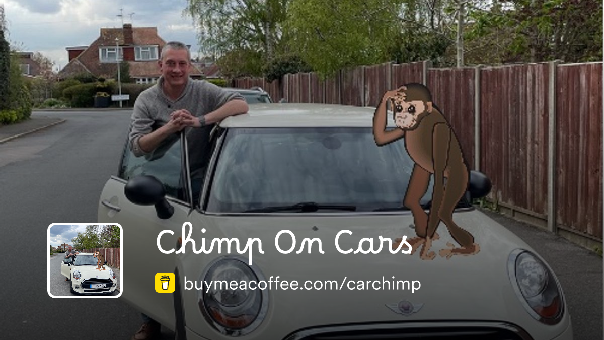 Chimp On Cars - Buymeacoffee