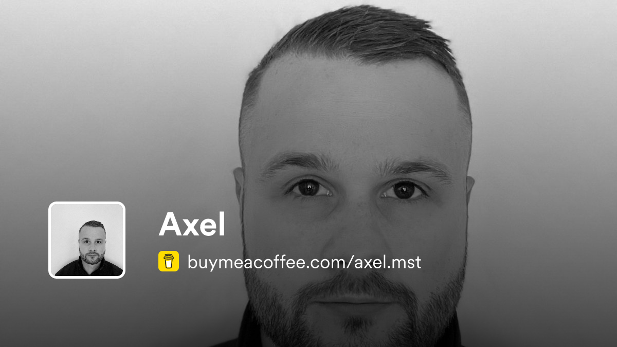 Axel - Buymeacoffee