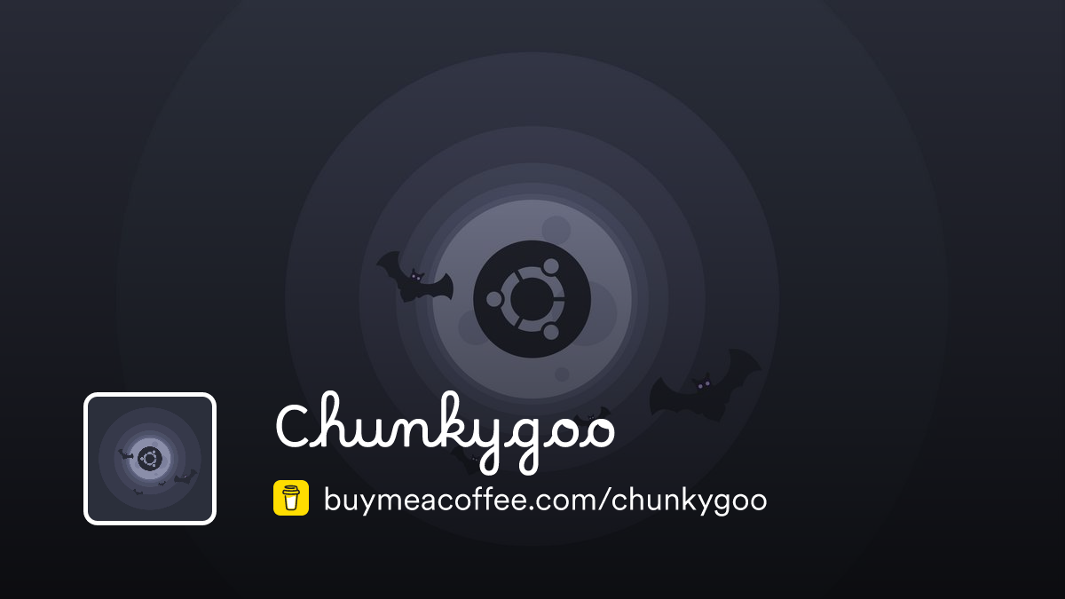 Chunkygoo - Buymeacoffee