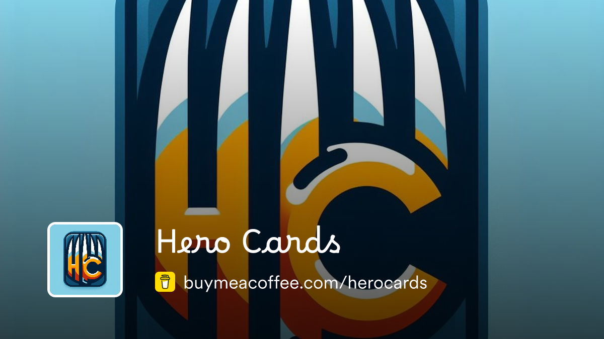 Hero Cards - Buymeacoffee