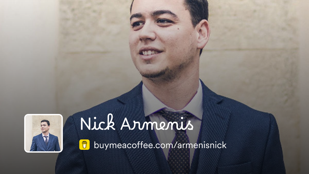 Nick Armenis - Buymeacoffee