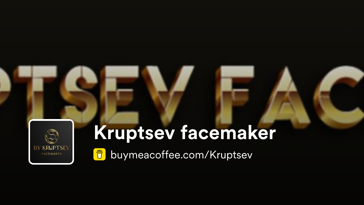 Extras | Kruptsev facemaker - Buymeacoffee
