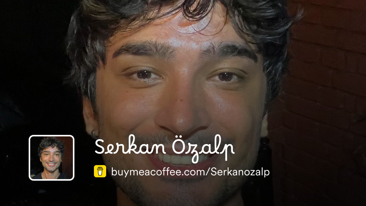 Serkan Özalp - Buymeacoffee