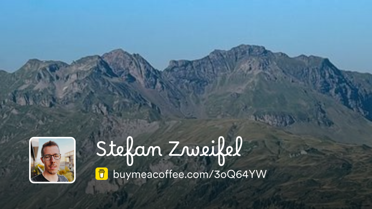 Stefan Zweifel - Buymeacoffee