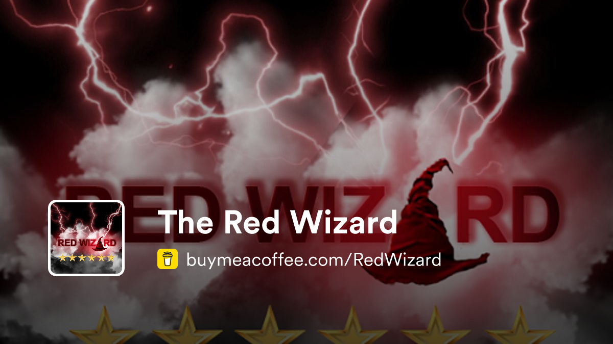 The Red Wizard - Buymeacoffee