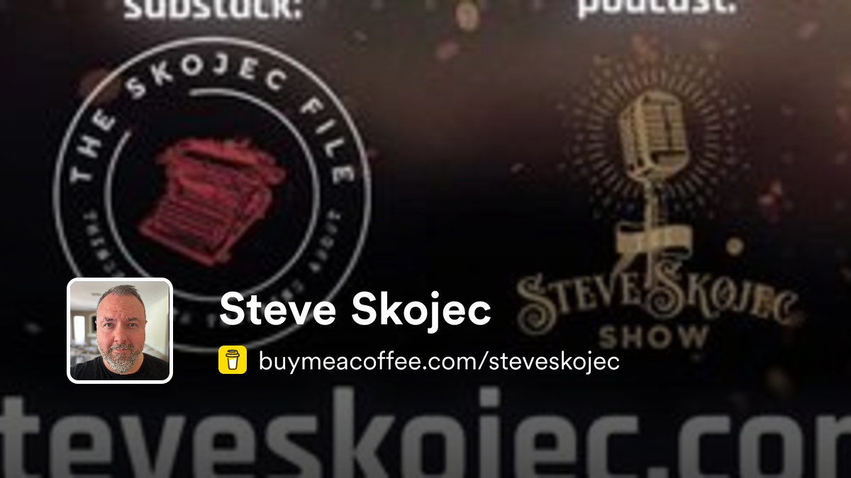 Steve Skojec - Buymeacoffee