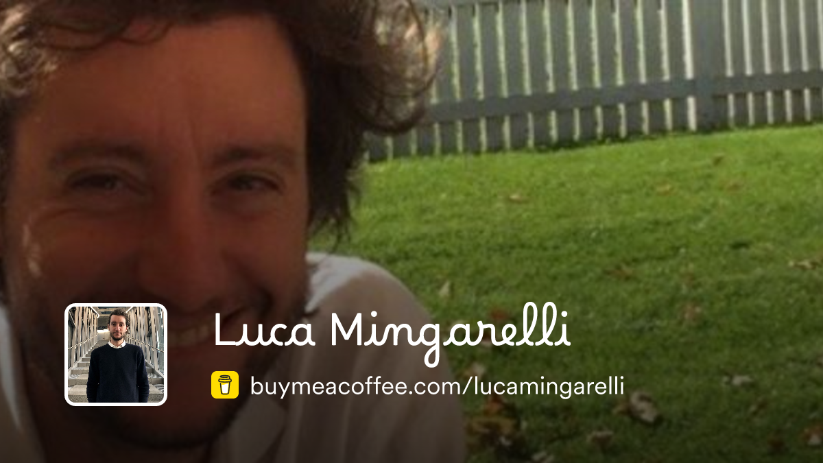 Luca Mingarelli - Buymeacoffee