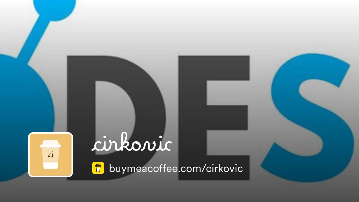 cirkovic is Web developer - Buymeacoffee