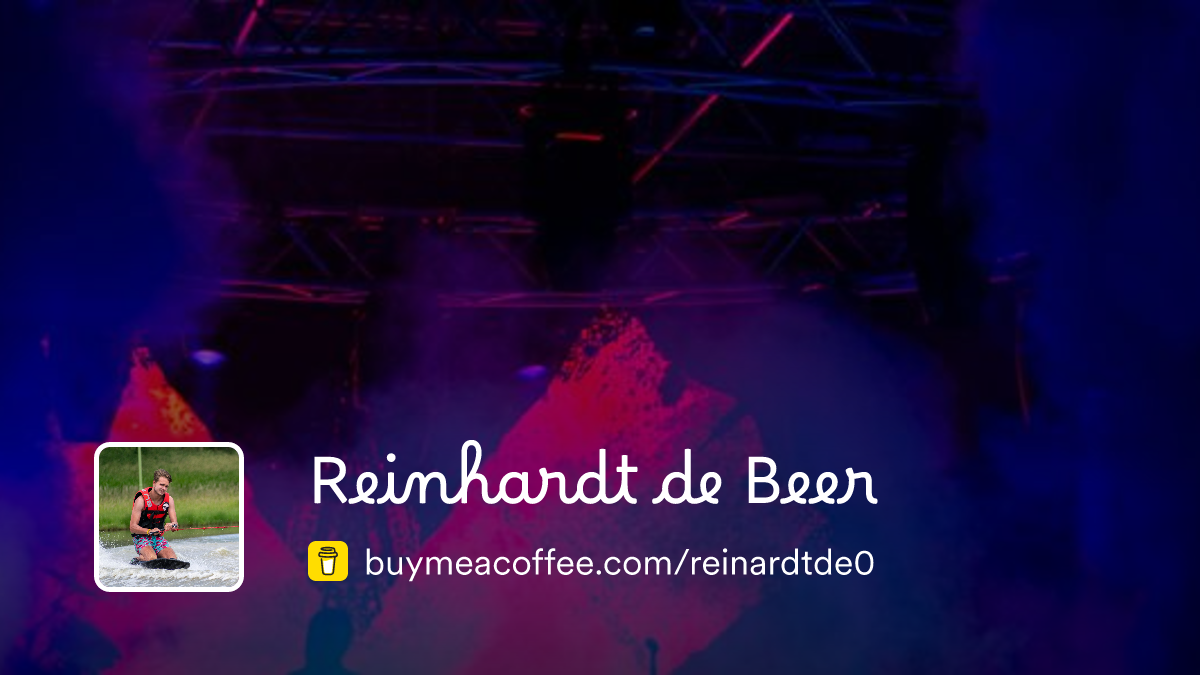 Reinhardt de Beer - Buymeacoffee