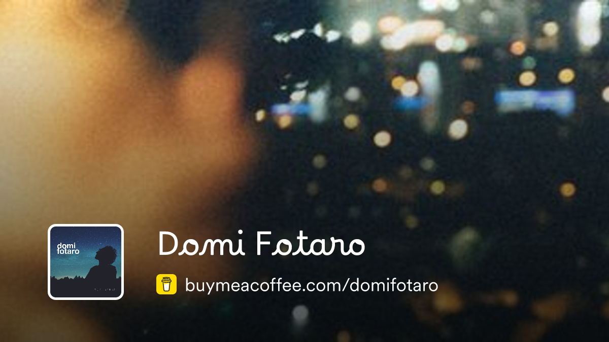 Domi Fotaro - Buymeacoffee