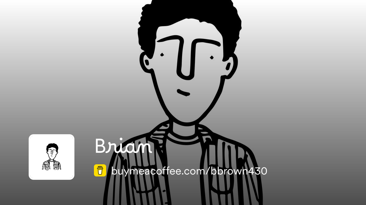 Brian - Buymeacoffee