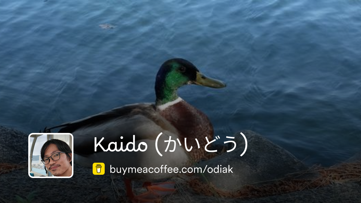 Kaido (かいどう) - Buymeacoffee