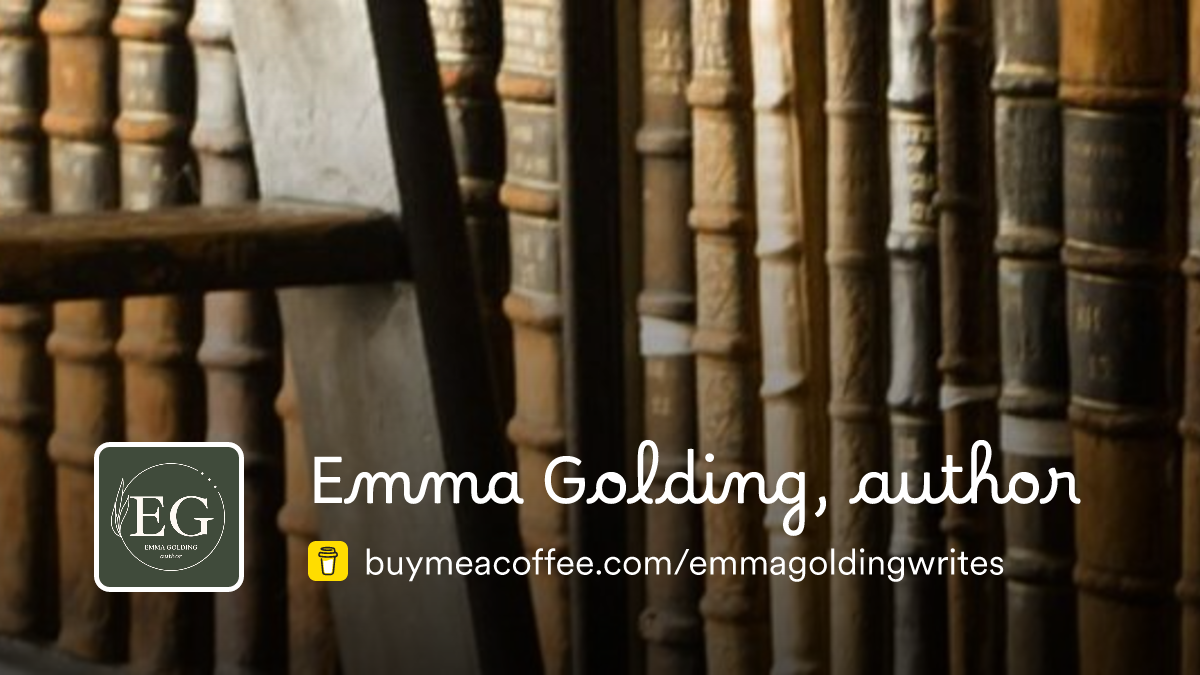 Emma Golding, author - Buymeacoffee